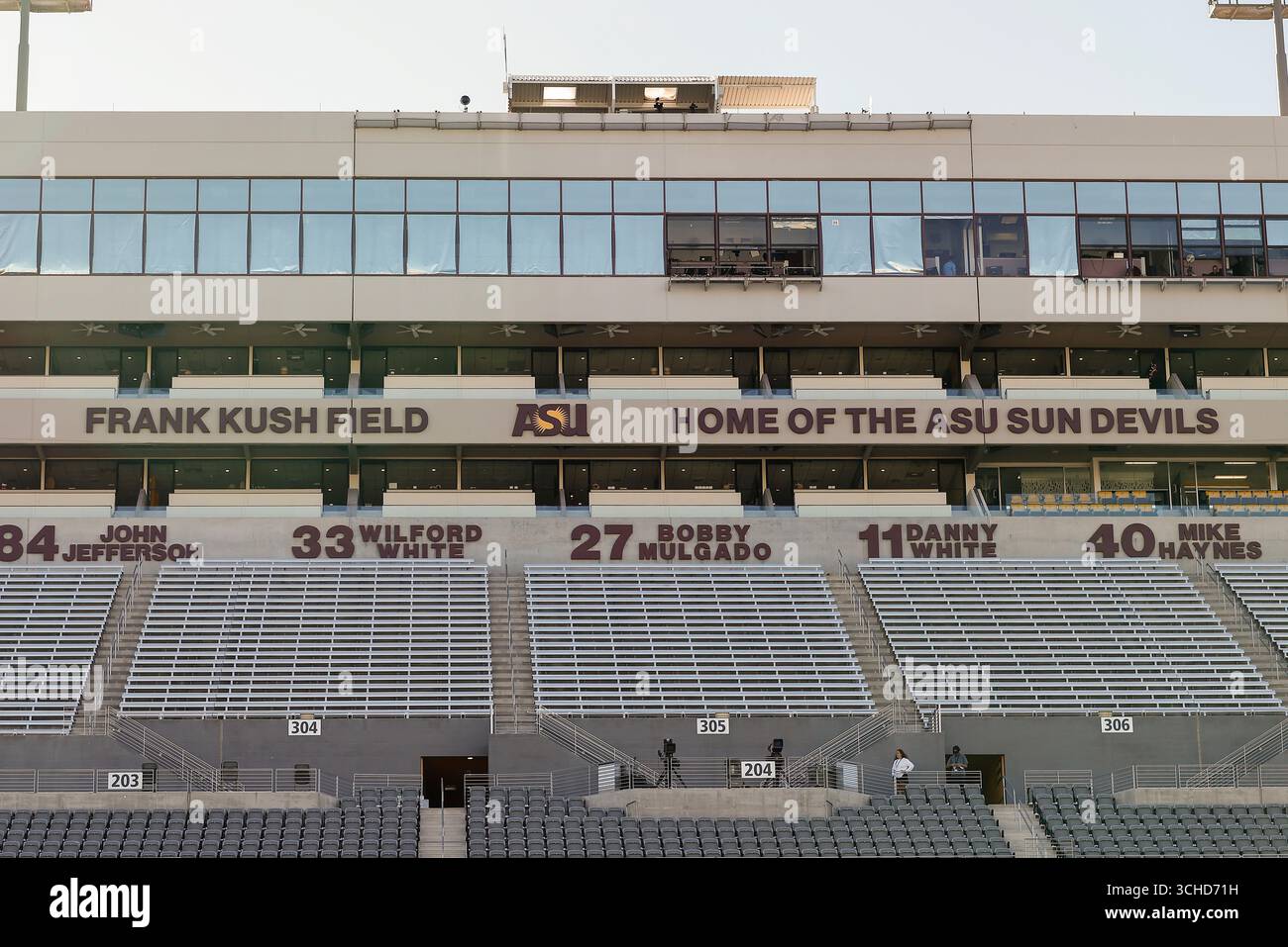TEMPE, AZ - AUGUST 30: Frank Kush Field and Home of the ASU Sun Devils ...