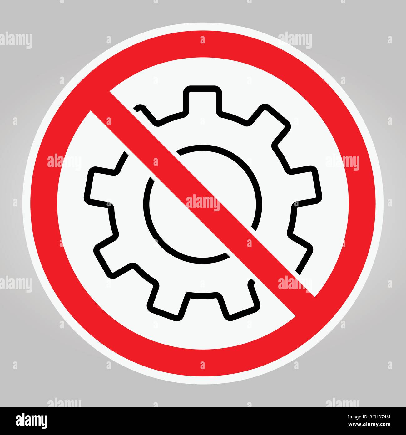 Non permissible action vector vectors hi-res stock photography and ...