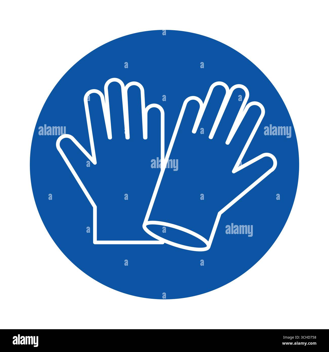 Blue circle sign depicts hi-res stock photography and images - Alamy