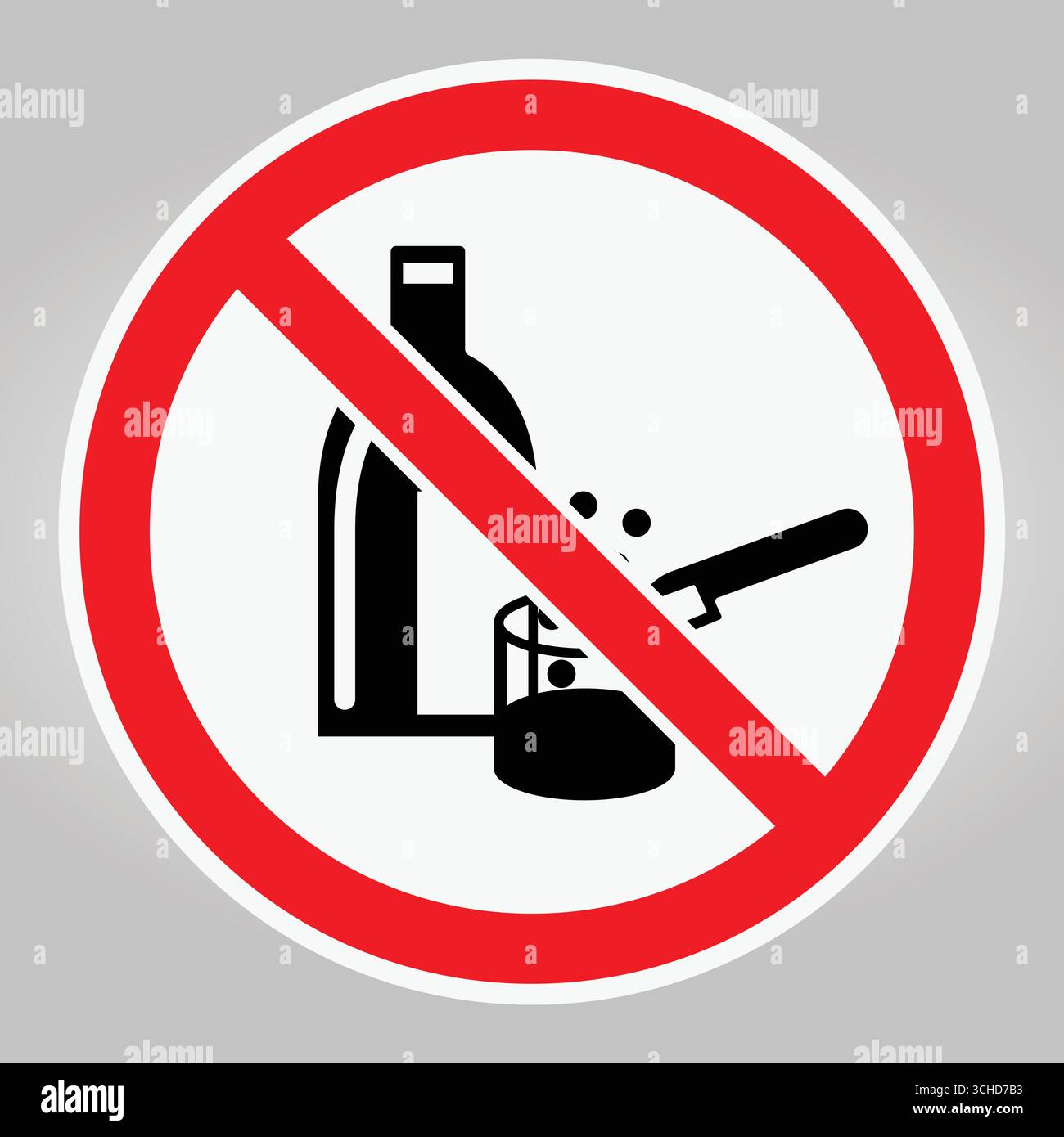 This graphic features a clear warning sign against alcohol and ...