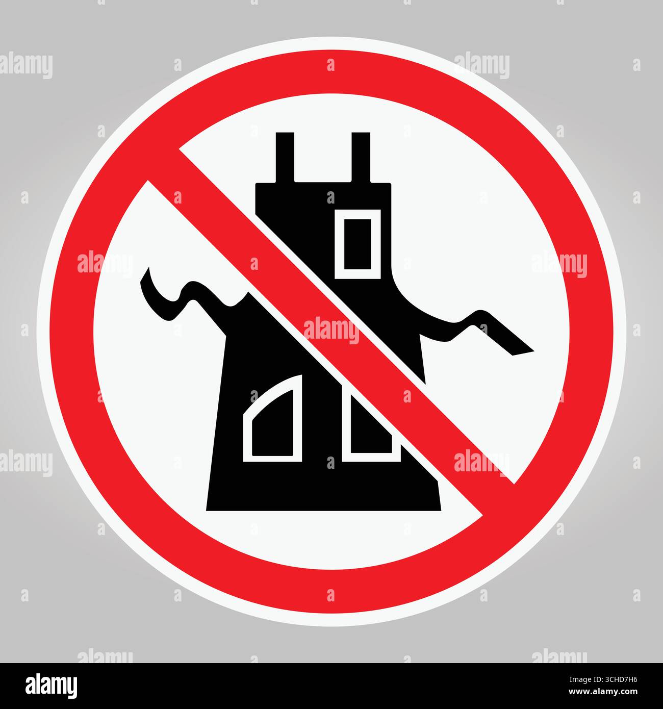 Scary place stop Stock Vector Images - Alamy