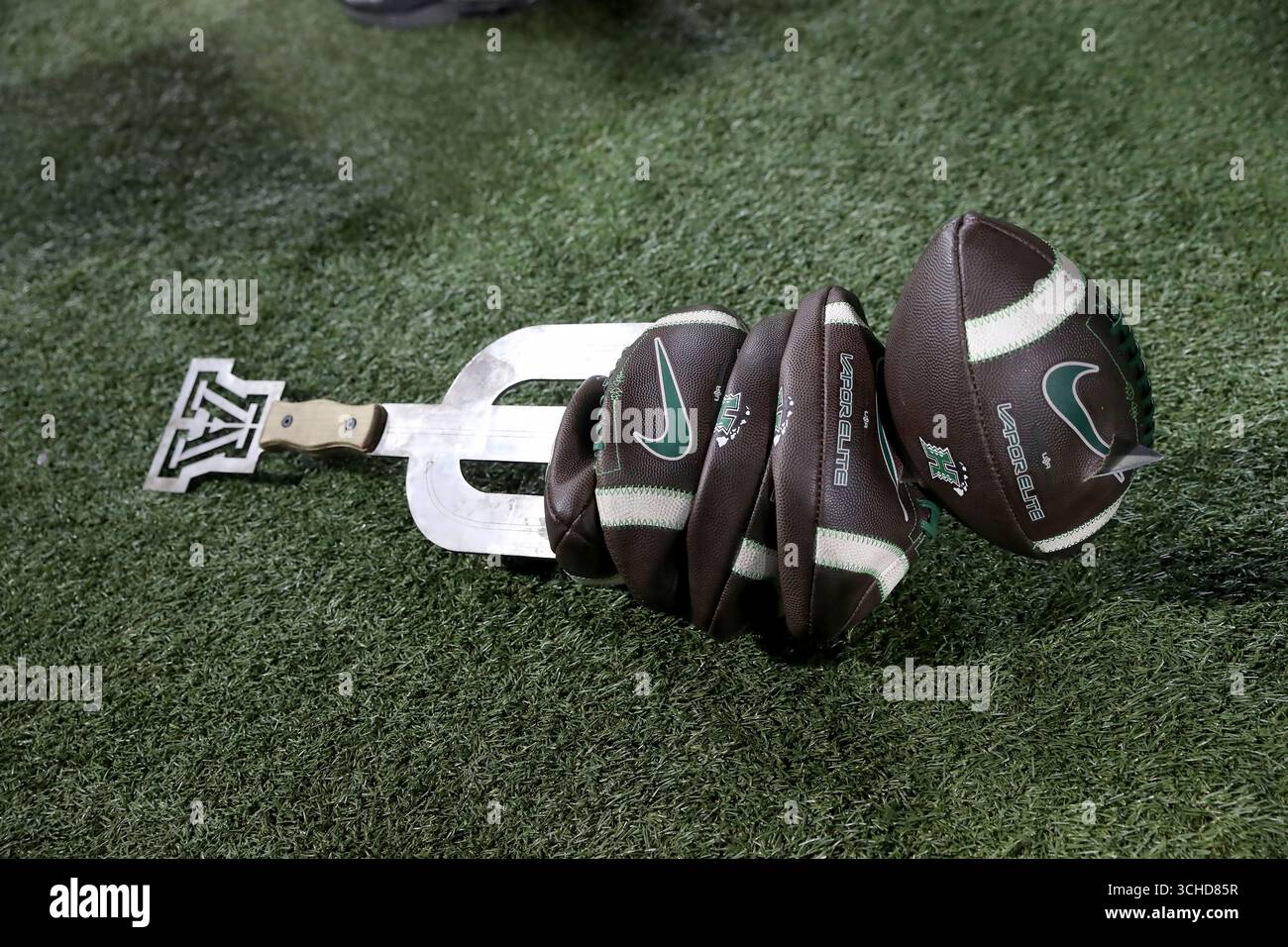 TUCSON, AZ - AUGUST 30: The Arizona Wildcats turnover sword with 5 ...