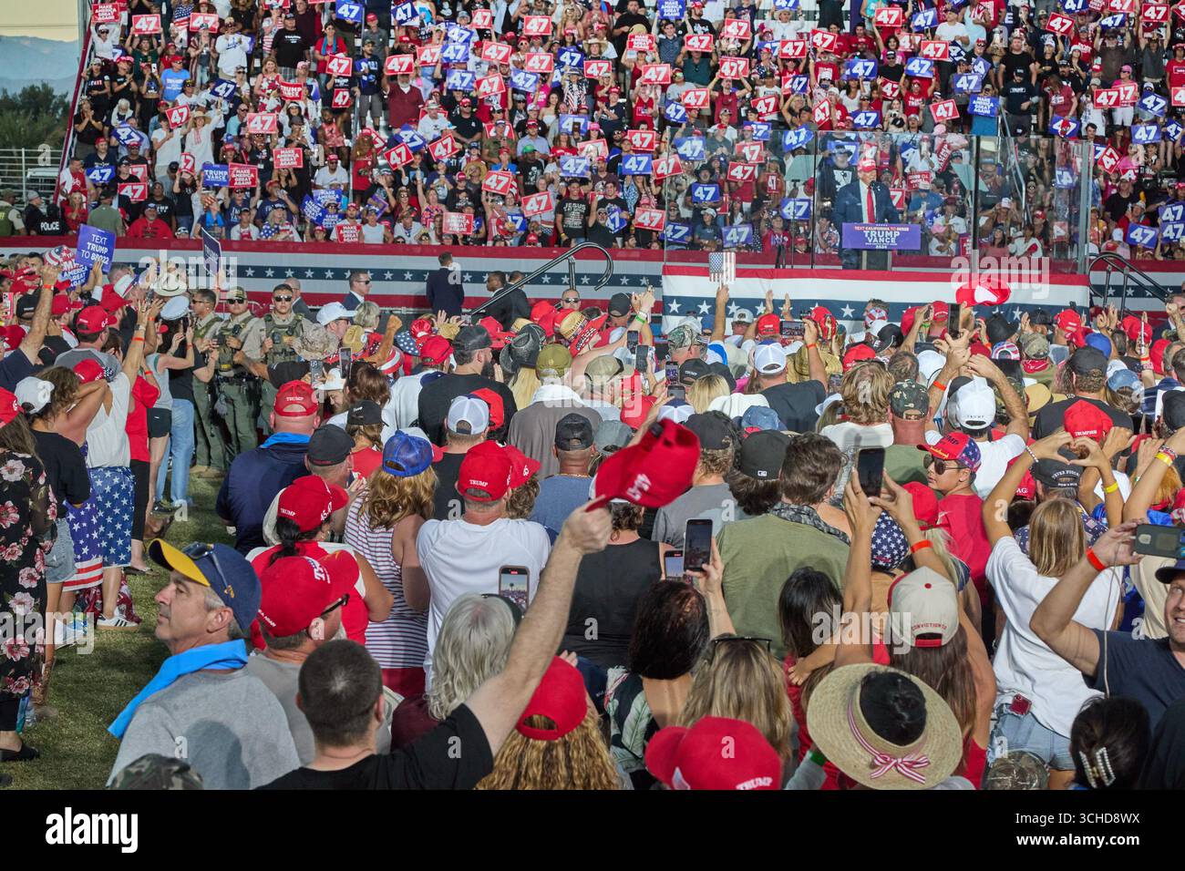 October 12, 2024, Coachella, California, USA: The scene and the crowd ...