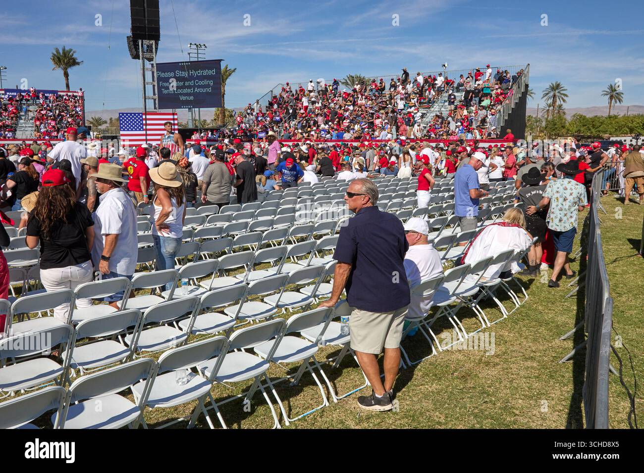 October 12, 2024, Coachella, California, USA: The scene and the crowd ...