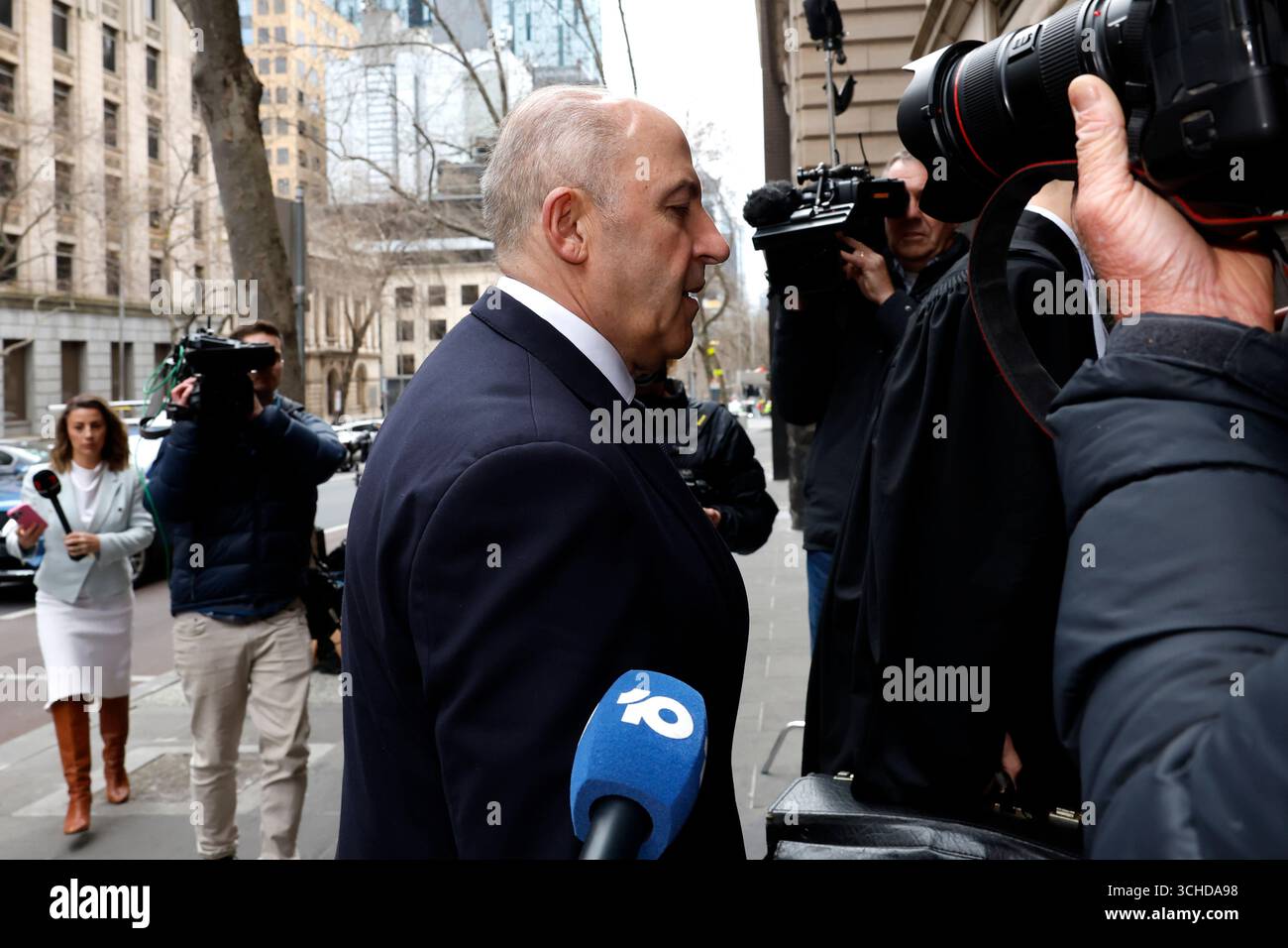 Tony Mokbel arrives at the Court of Appeal, in Melbourne, Tuesday ...