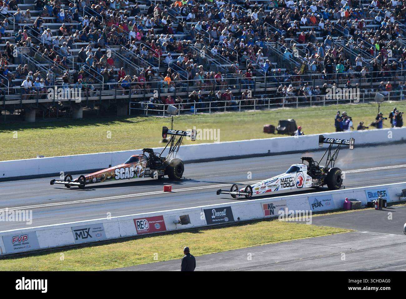 INDIANAPOLIS, IN - SEPTEMBER 01: Eventual winner Justin Ashley (3 TF ...