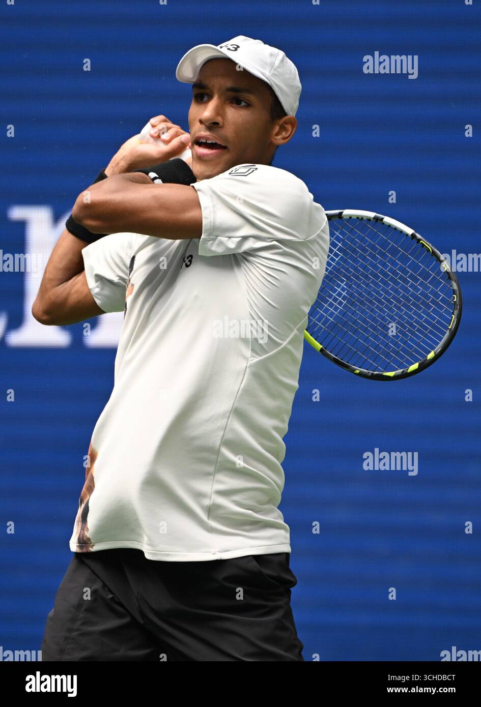 FLUSHING NY- SEPTEMBER 01: Felix Auger-Aliassime Vs Andrey Rublev On Arthur Ashe Stadium at the ...