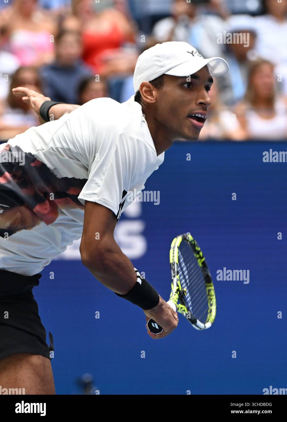 FLUSHING NY- SEPTEMBER 01: Felix Auger-Aliassime Vs Andrey Rublev On Arthur Ashe Stadium at the ...
