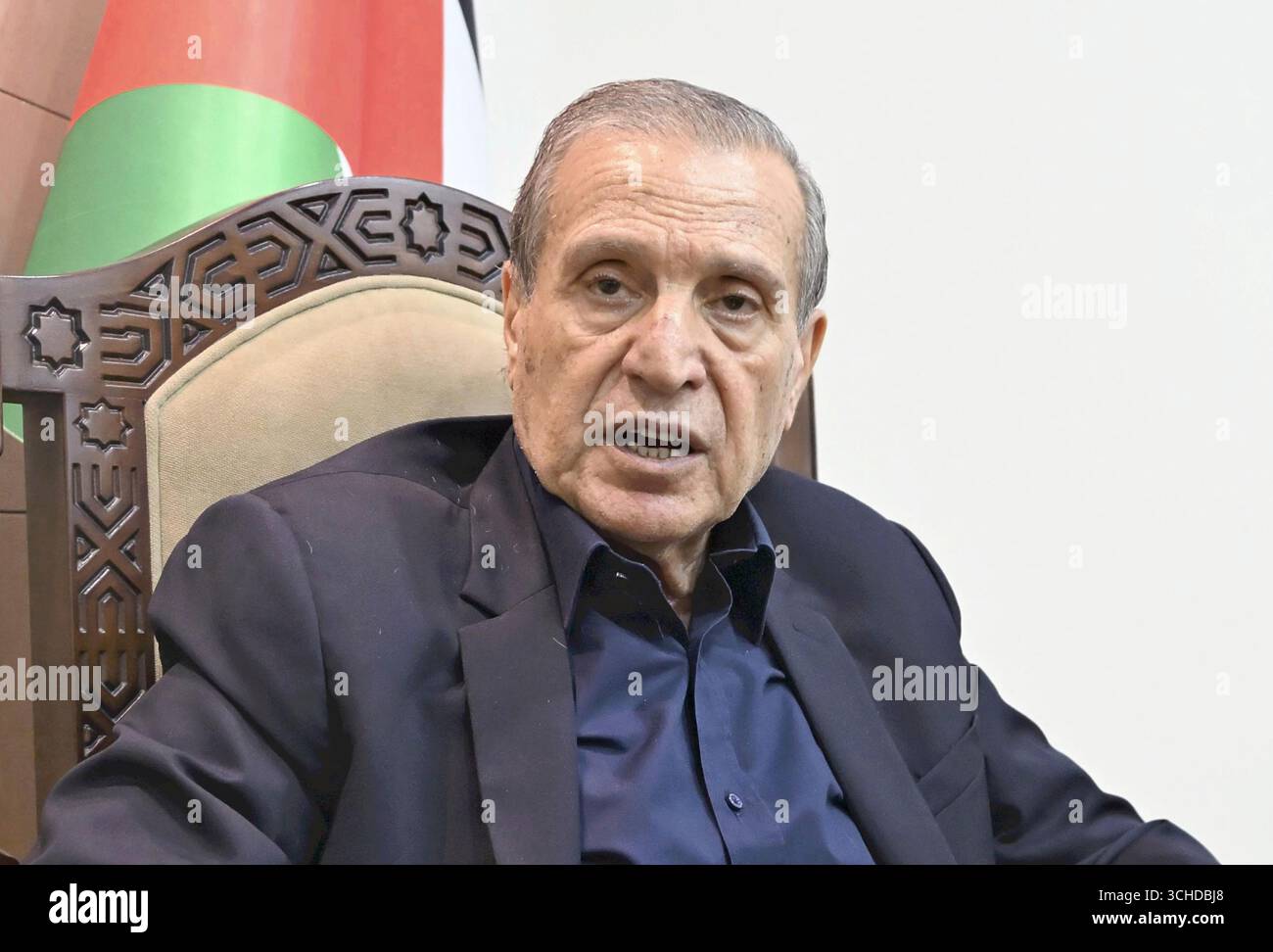 Nabil Abu Rudeineh, former deputy prime minister of the Palestinian ...