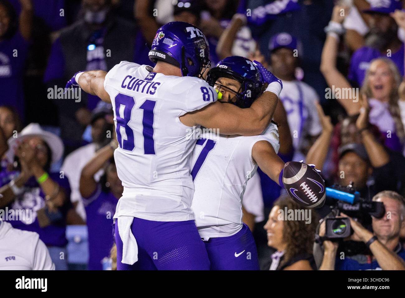 September 1, 2025: TCU Horned Frogs tight end Chase Curtis (81 ...