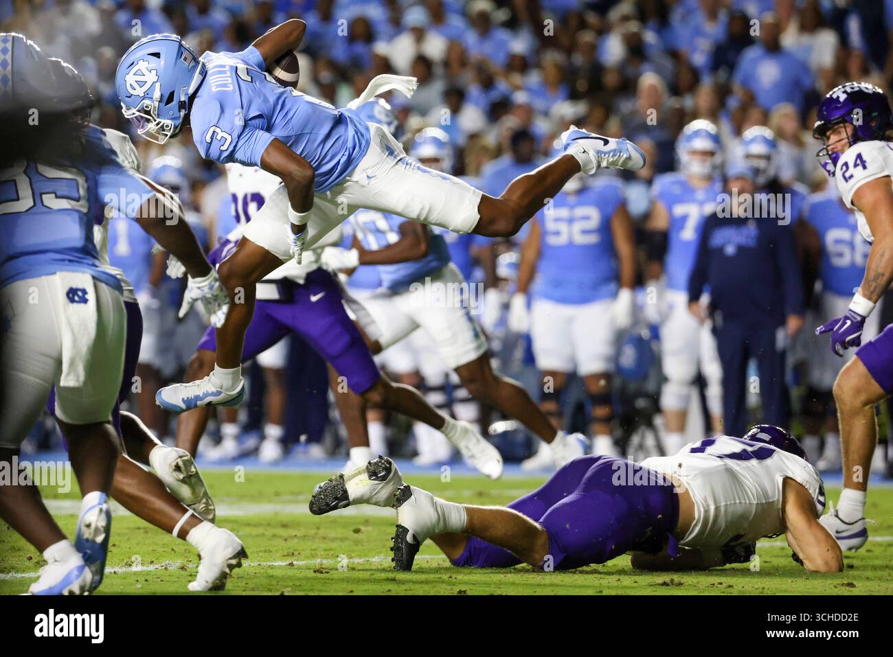 CHAPEL HILL, NC - SEPTEMBER 01: Wide Receiver Chris Culliver #3 of the ...