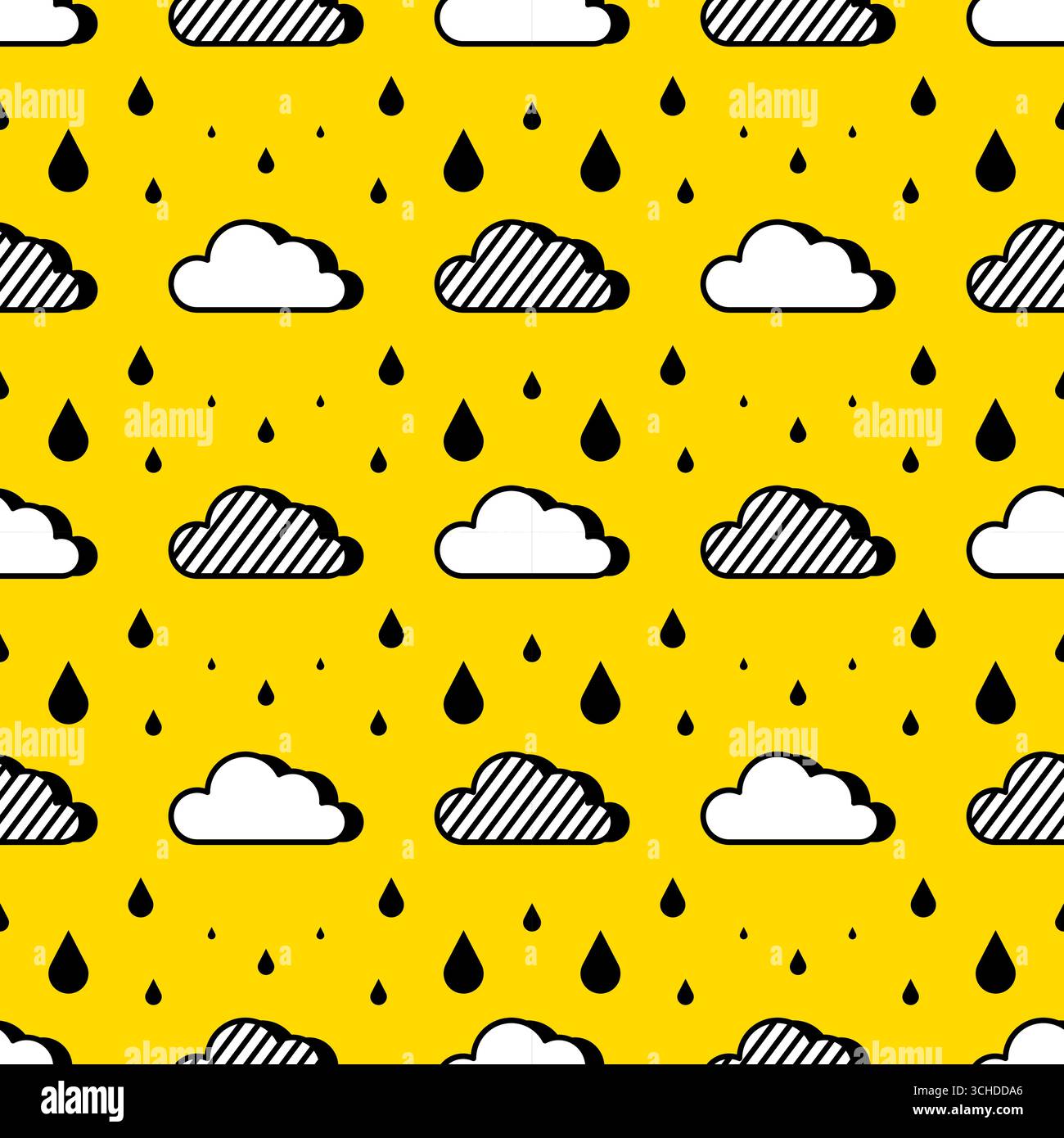 Simple rain pattern blue Cut Out Stock Images & Pictures - Alamy