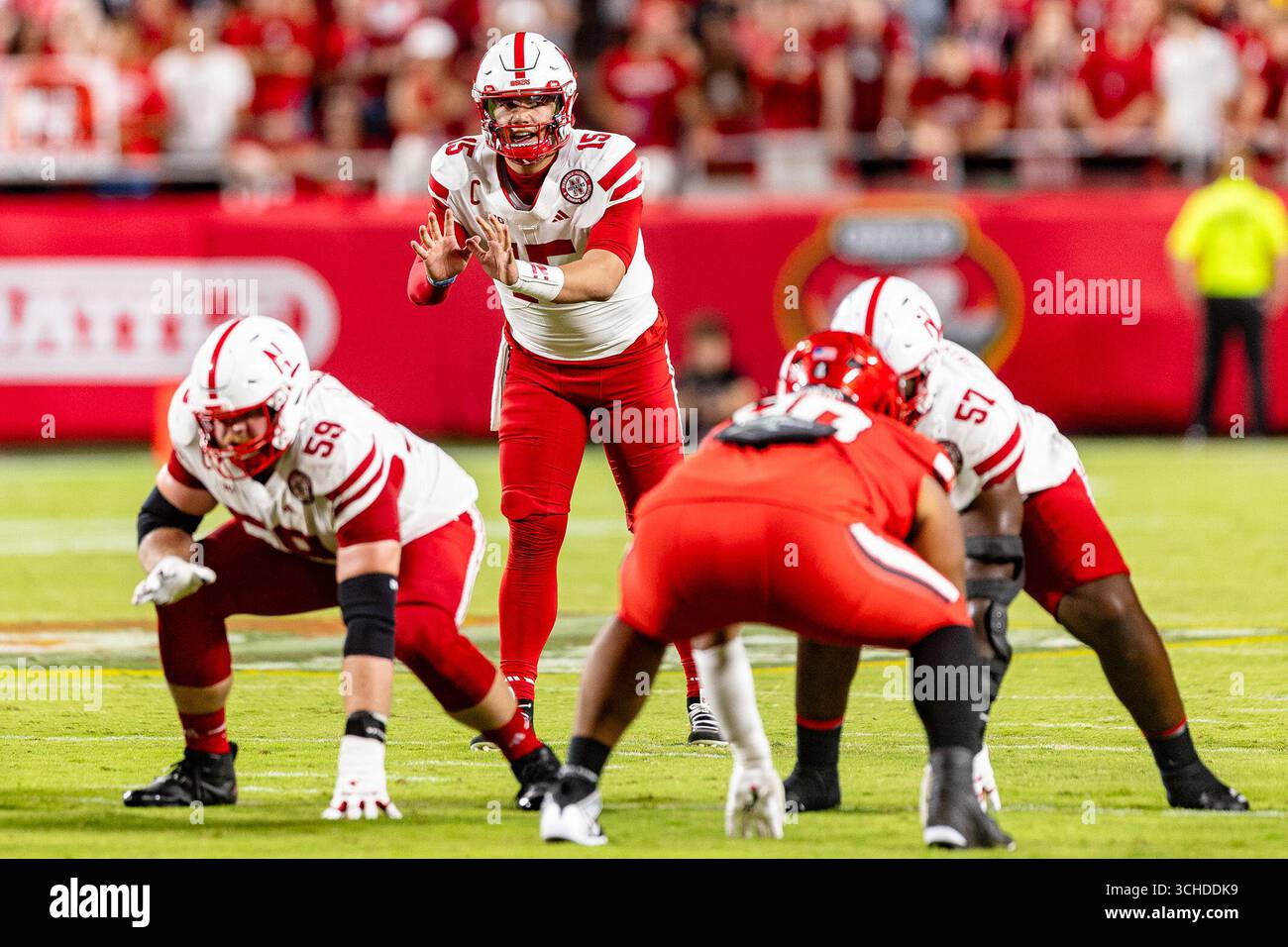 August 28, 2025 Kansas City, MO. U.S. - Nebraska Cornhuskers ...