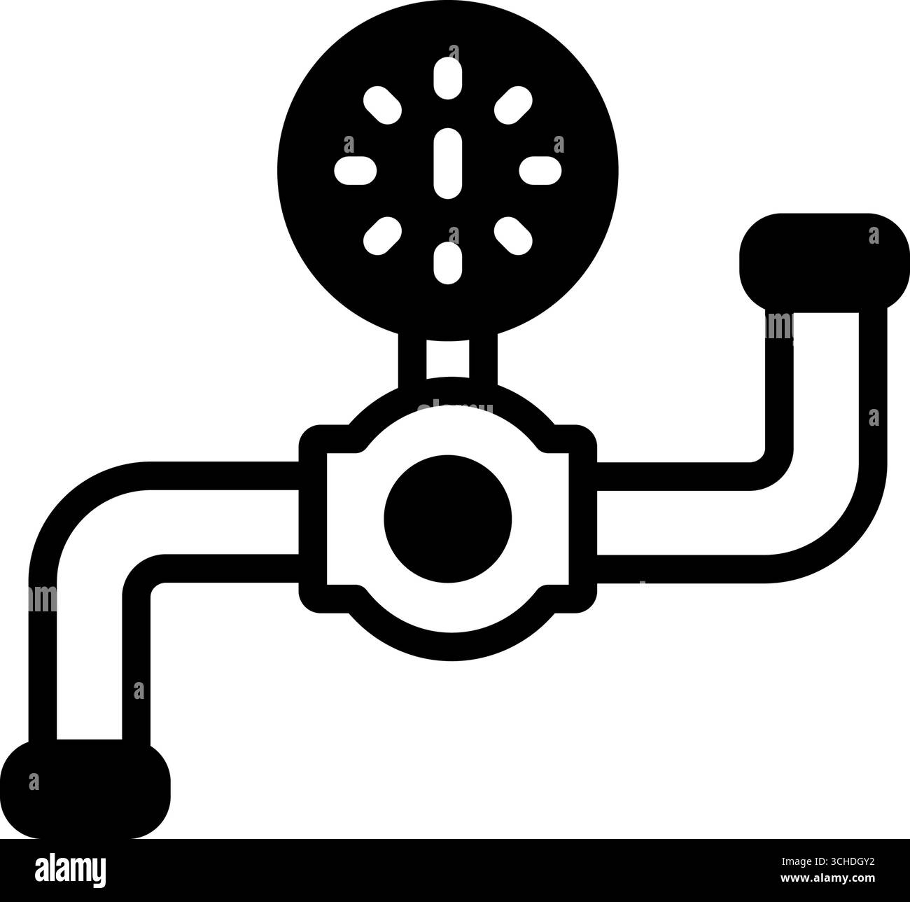 Natural gas supply line Stock Vector Images - Alamy