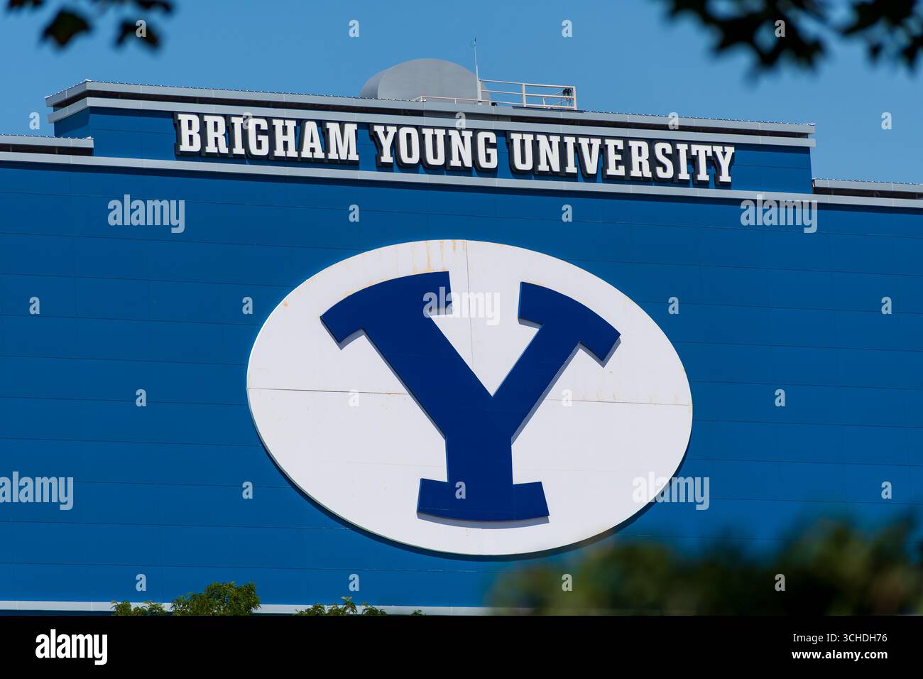Provo, Utah – September 1, 2025: Brigham Young University’s iconic “Y ...