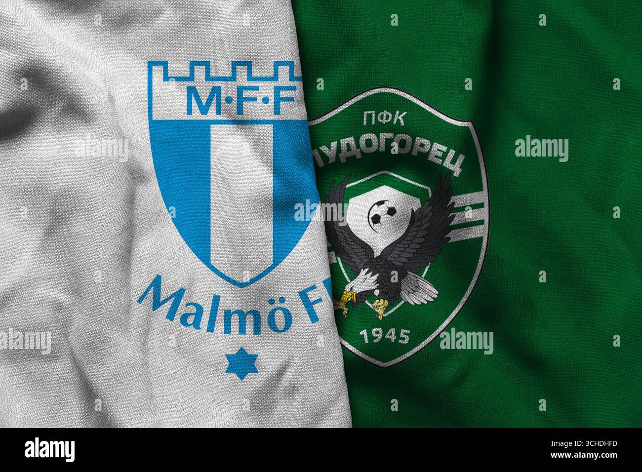 Pringsewu, Lampung; September 2, 2025; Malmo football club logo texture ...