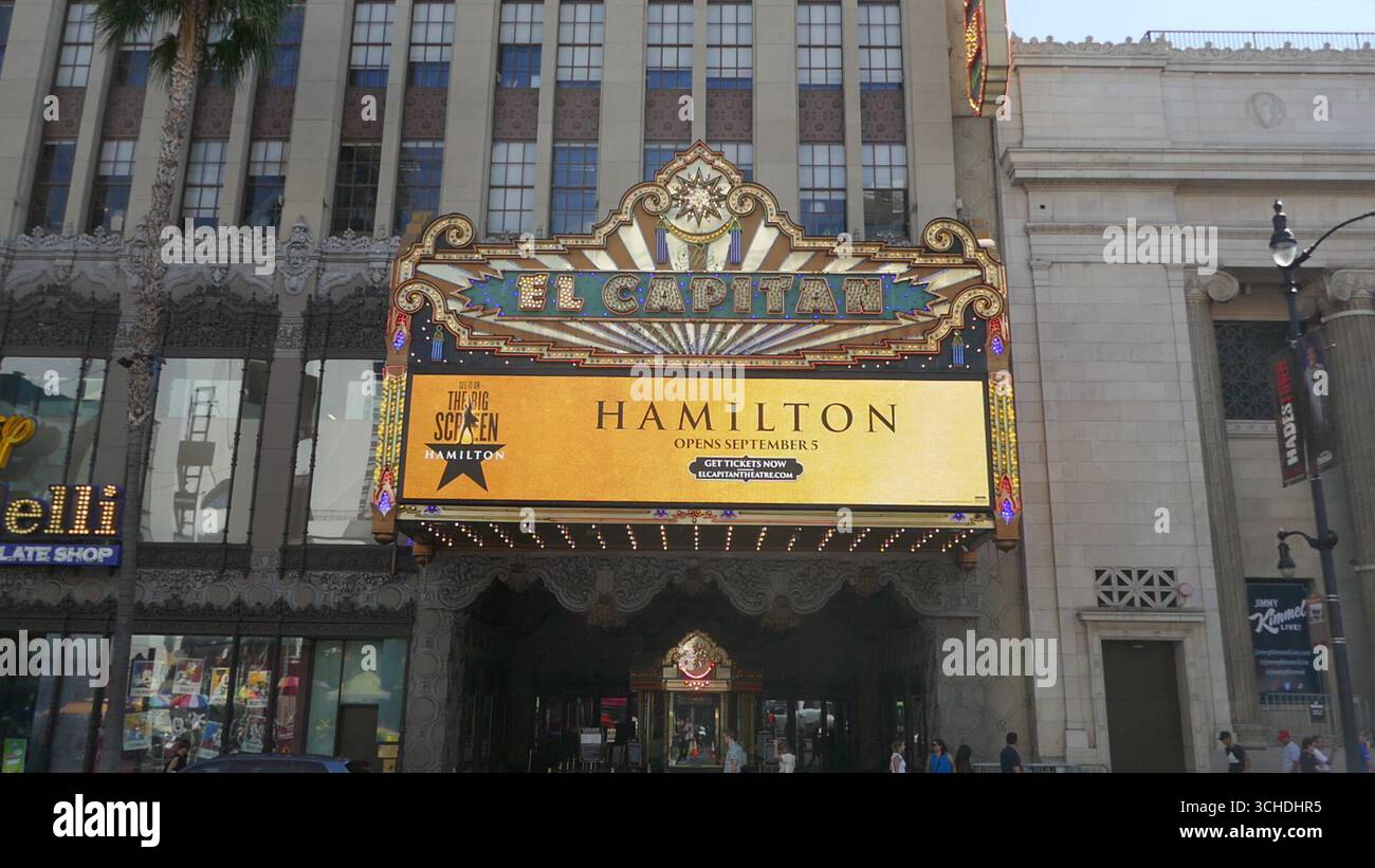 Los Angeles, California, USA 1st September 2025 Hamilton Marquee at El ...