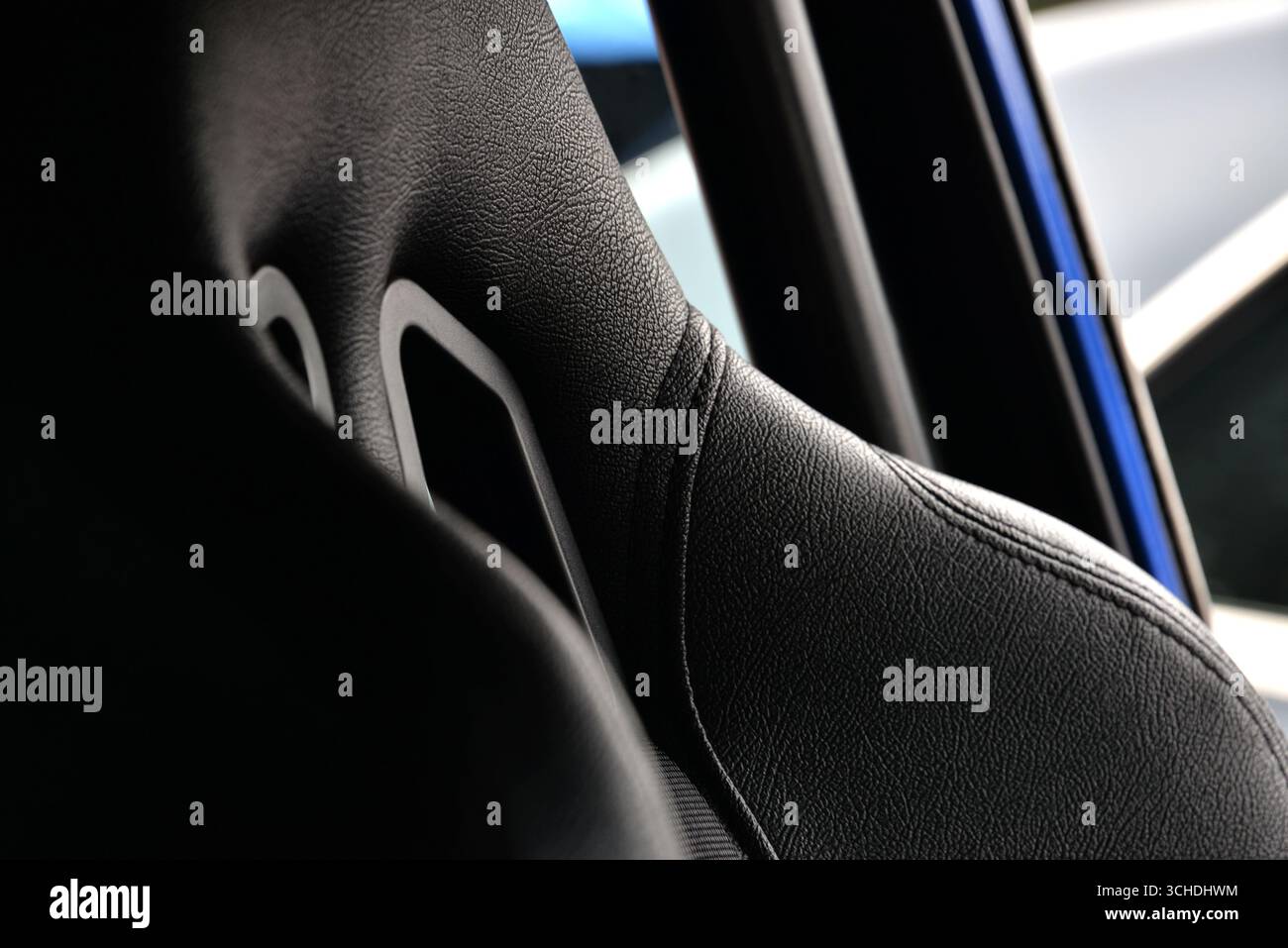 Drivers bucket seat in a car at a car show Stock Photo - Alamy