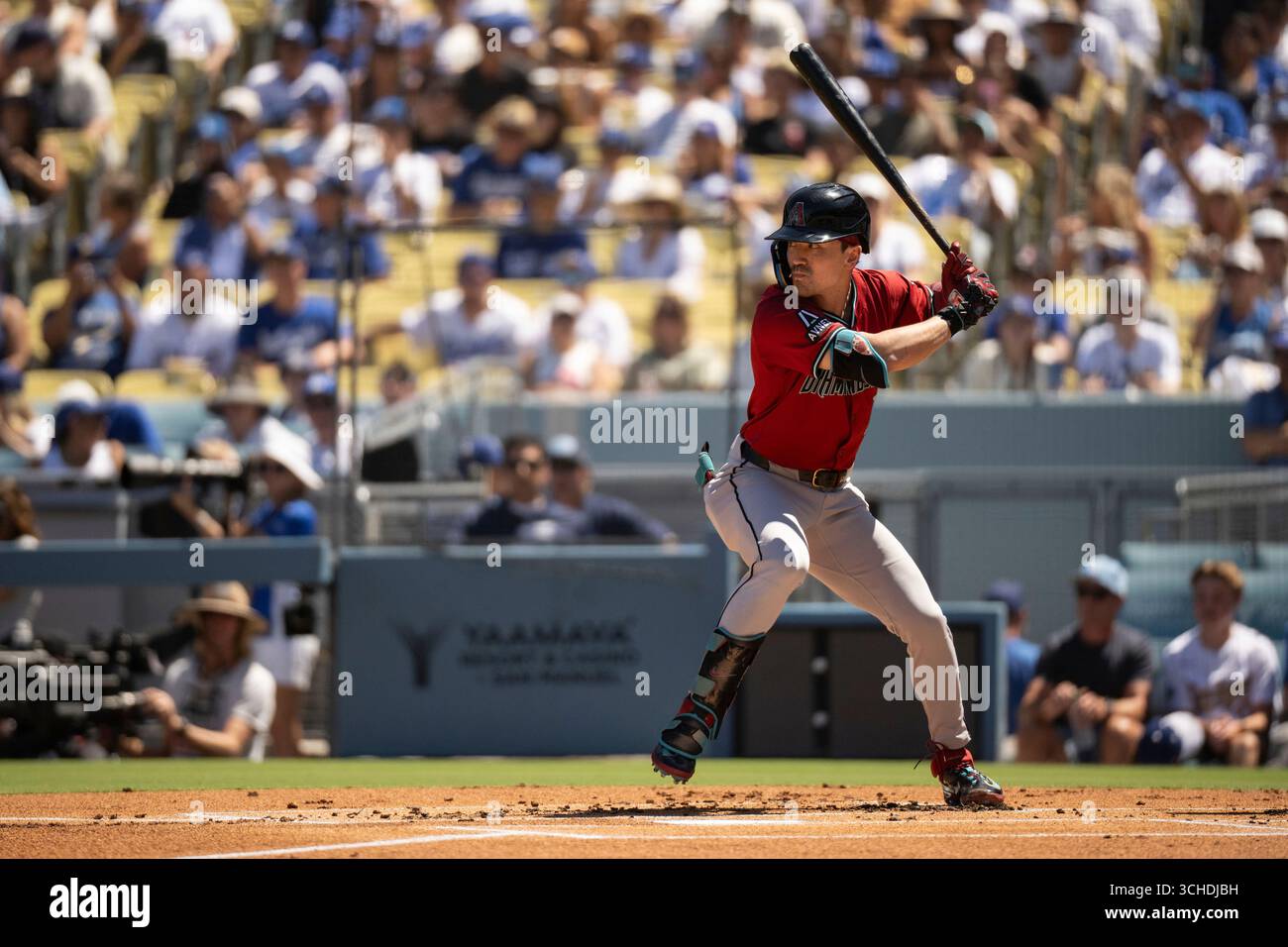 Arizona Diamondbacks' Corbin Carroll bats during a baseball game ...