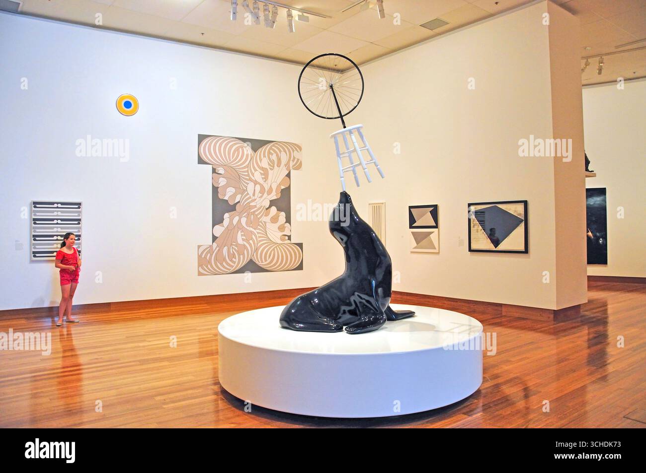 Christchurch Art Gallery ( Te Puna O Waiwhetu) interior exhibits ...
