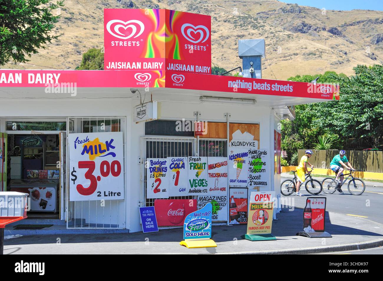 Corner Dairy, Heathcote Valley, Christchurch, Canterbury, South Island ...