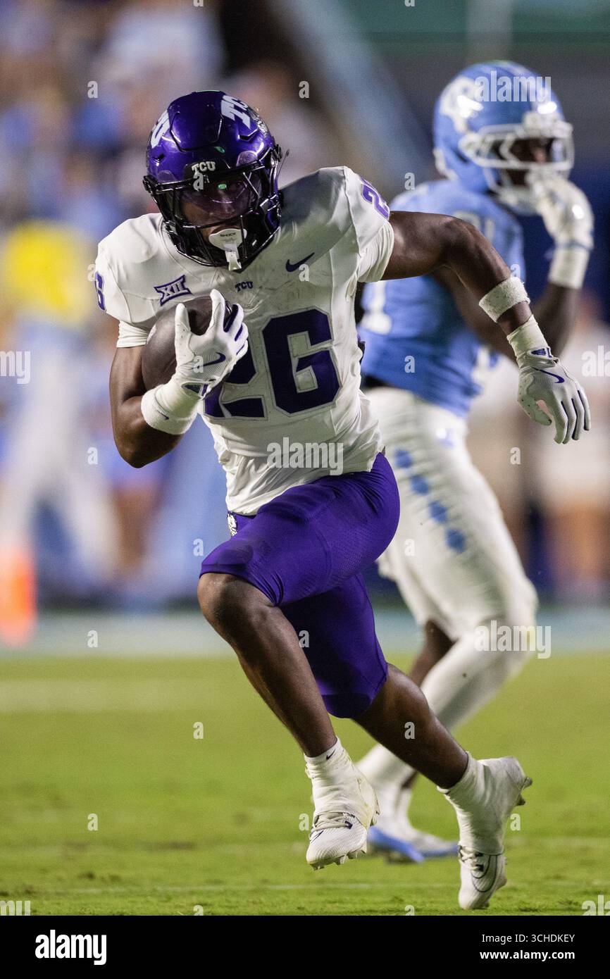 Chapel Hill, NC, USA. 1st Sep, 2025. TCU Horned Frogs running back ...