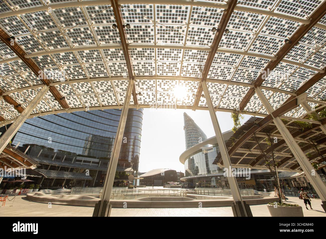 Modern buildings at Porta Nuova in Milan, Italy. It is one of the main ...