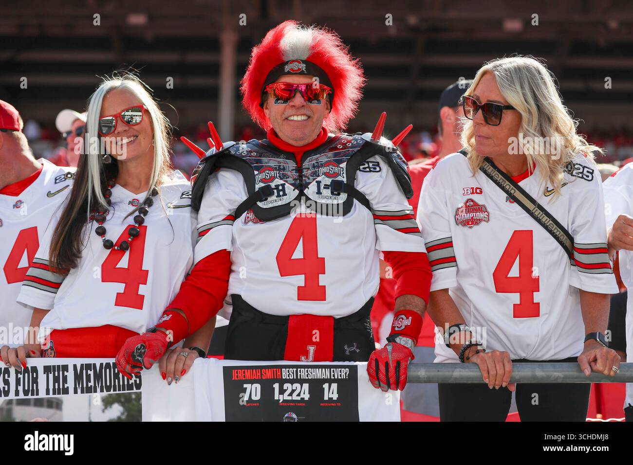 COLUMBUS, OH - AUGUST 30: Ohio State Buckeyes fans before the game ...