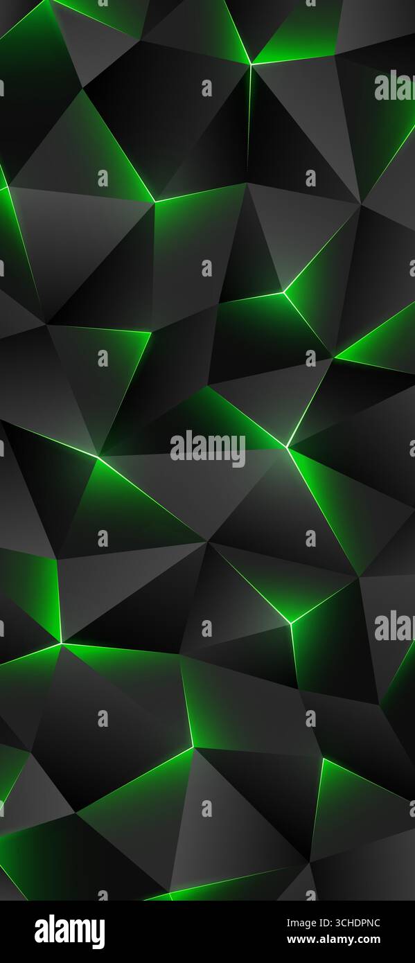 Dark low poly smartphone wallpaper. Abstract geometric background with ...