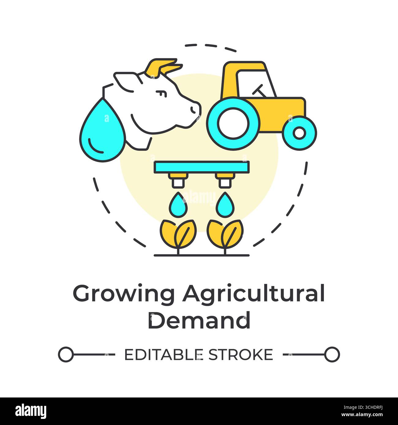 Growing demand Cut Out Stock Images & Pictures - Alamy