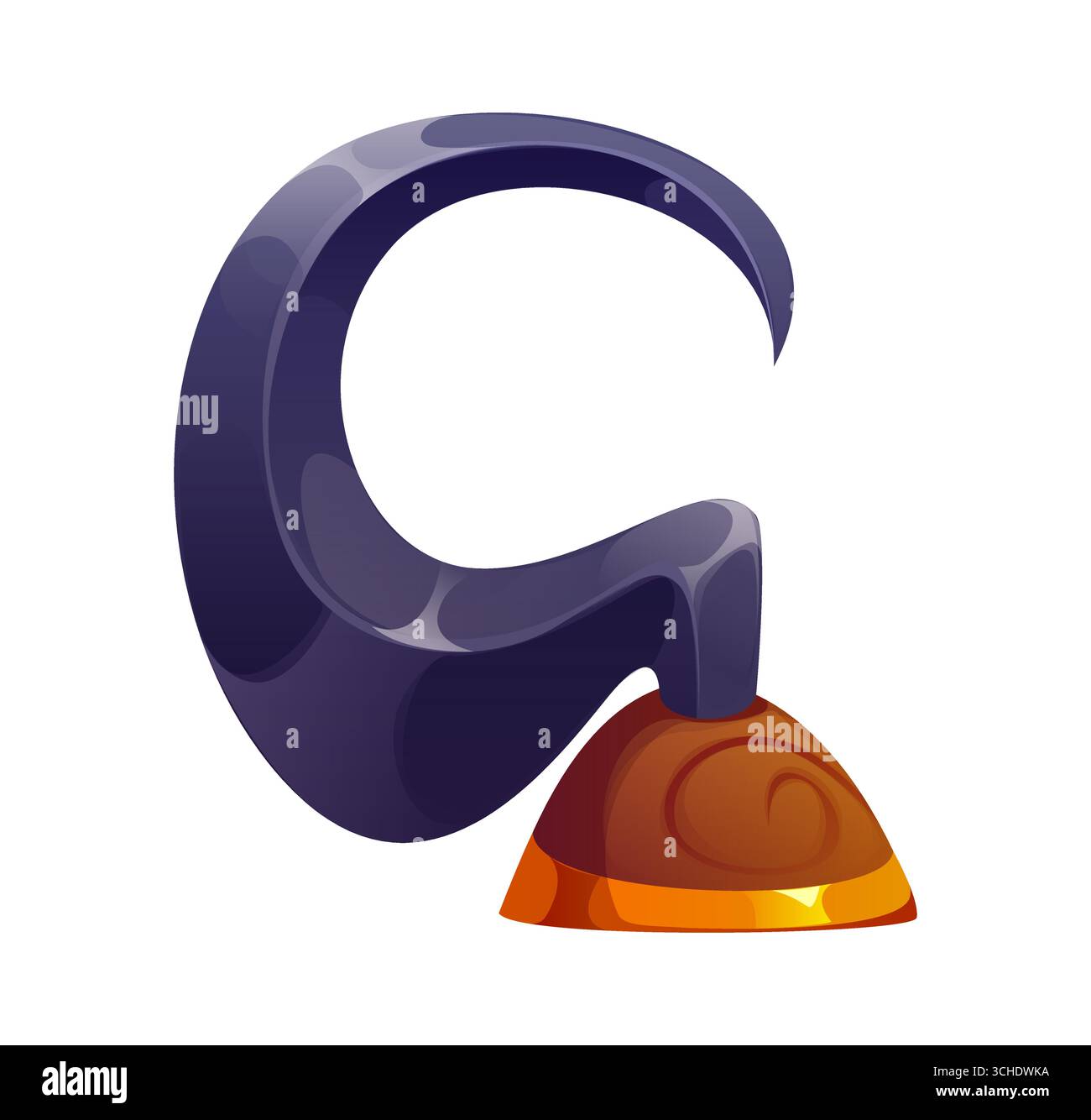 Cartoon Caribbean pirates font or corsair typeface letter G, vector ...