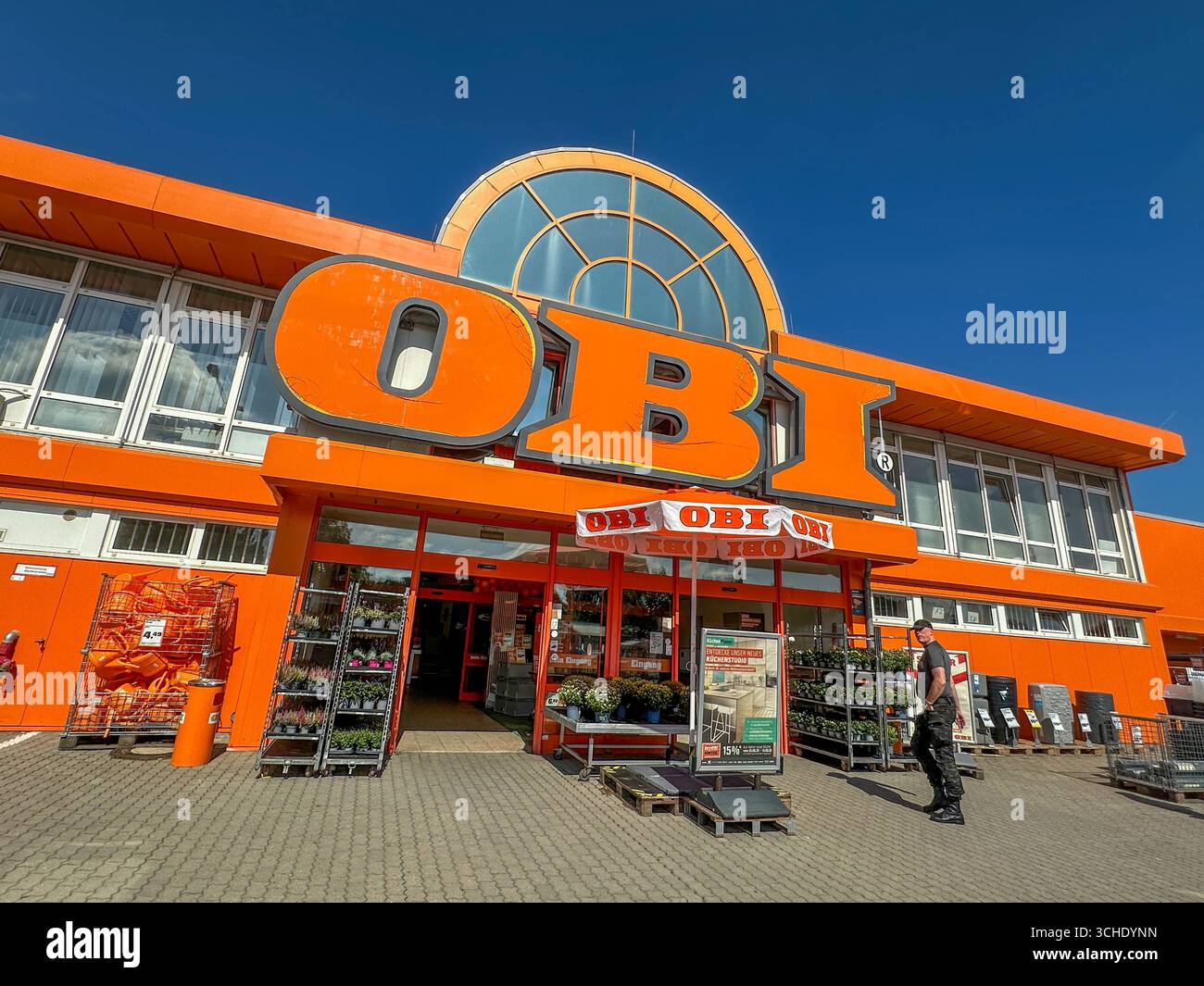 OBI Baumarkt, Außenansicht. Strausberg, Brandenburg, DEU, Deutschland ...