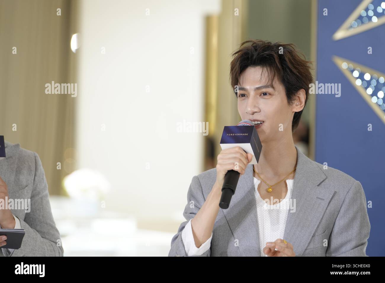 Chinese actor, singer and dancer Luo Yunxi attends an activity in ...