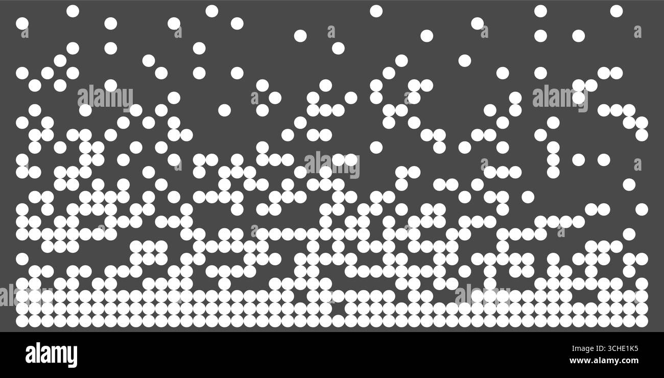 Disintegration dot circle grain noise, fade halftone effect, disperse ...