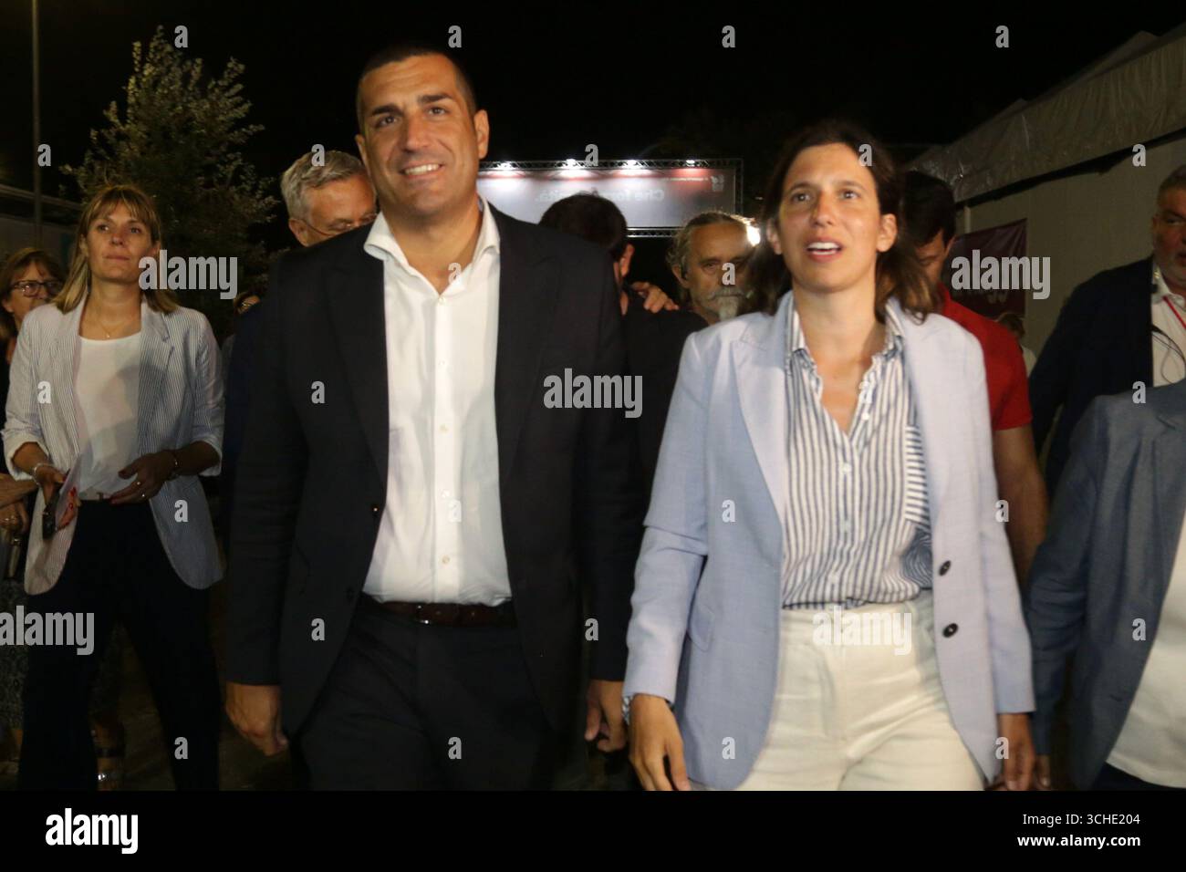 Modena. Elly Schlein, secretary of the Democratic Party, meets with PD ...