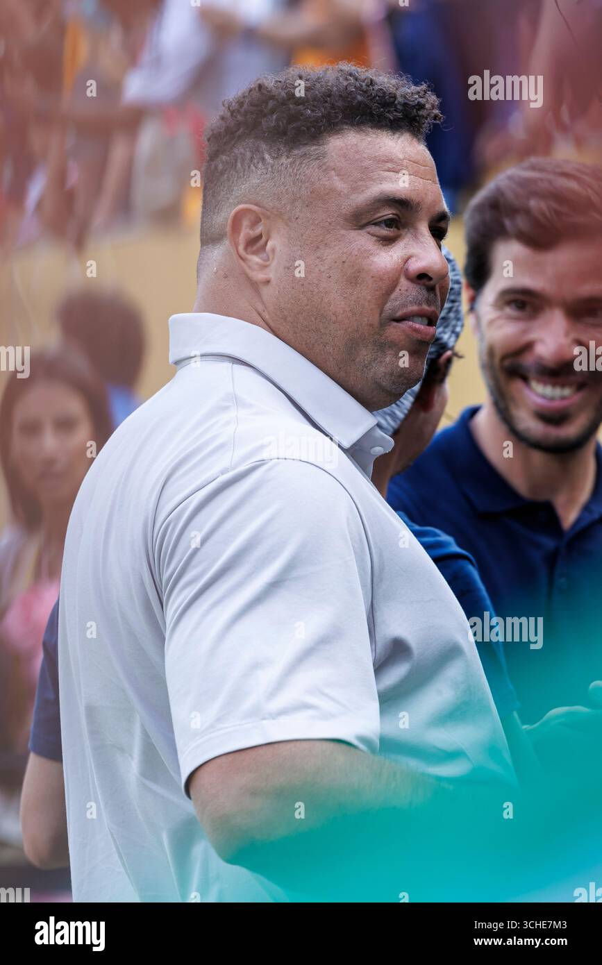 New Jersey - July 9: Ronaldo Nazario looks on during the FIFA Club ...