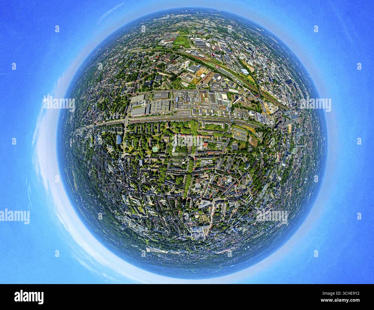 Aerial photo, ETEC Essener Technologie- und Entwicklungs-Centrum GmbH ...