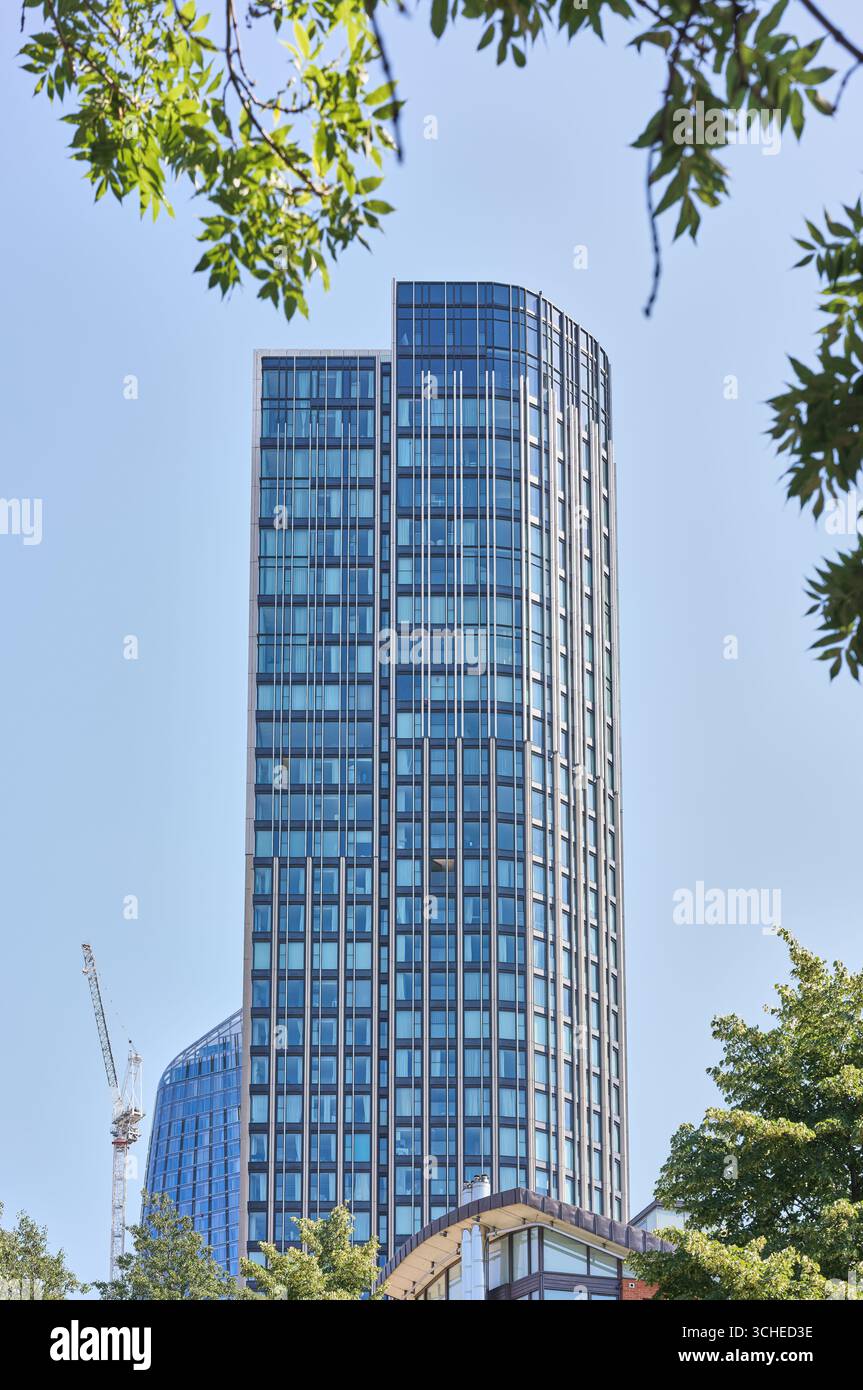 South Bank Tower residential skyscraper block, London, England Stock ...