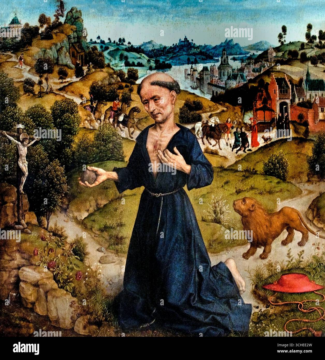 The penitent st jerome in the desert hi-res stock photography and ...