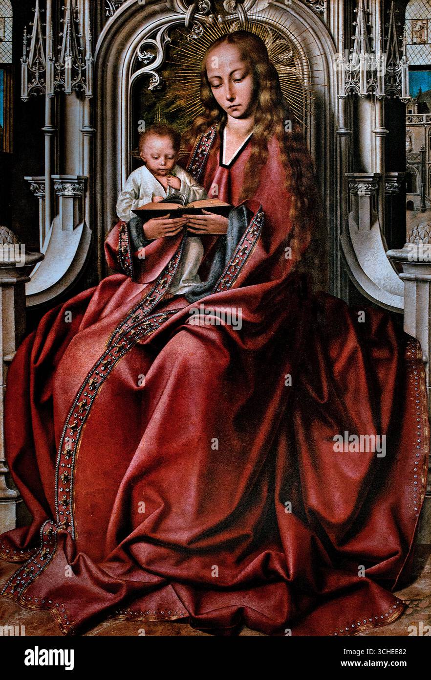 He was born in leuven according to tradition hi-res stock photography ...