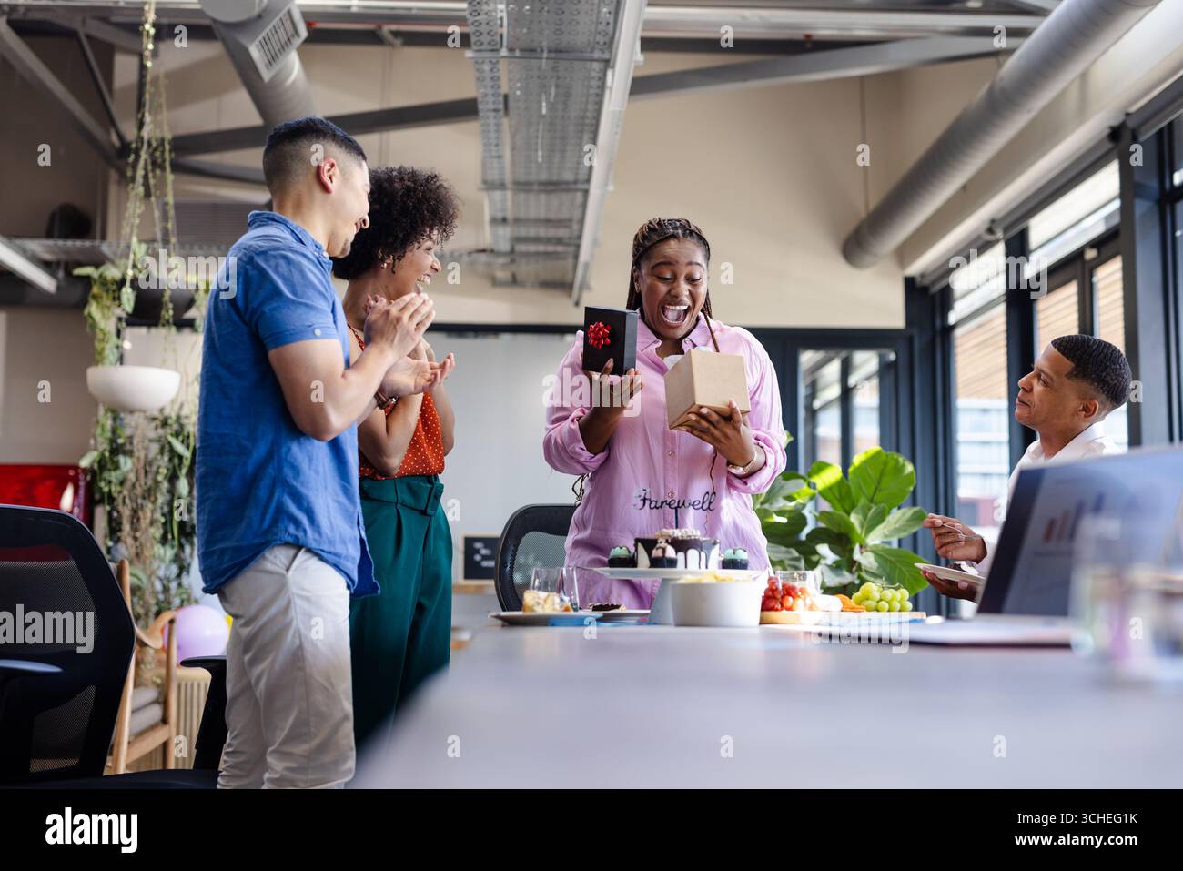 Diverse multicultural staff sharing hi-res stock photography and images ...