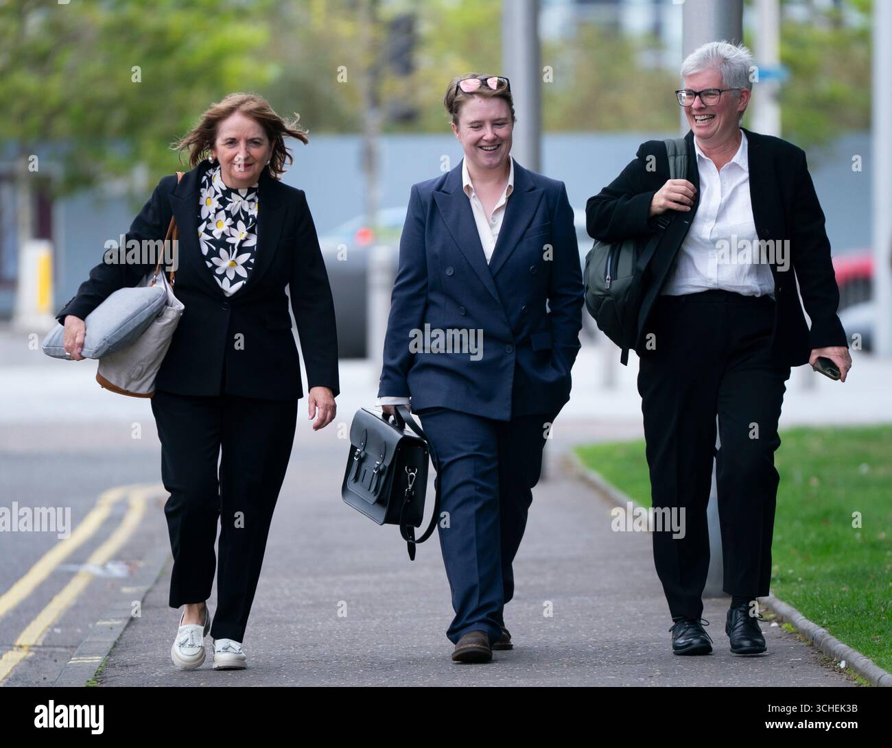 Dundee, Scotland, UK. 2nd Sept, 2025. Legal teams for Sandie Peggie and ...