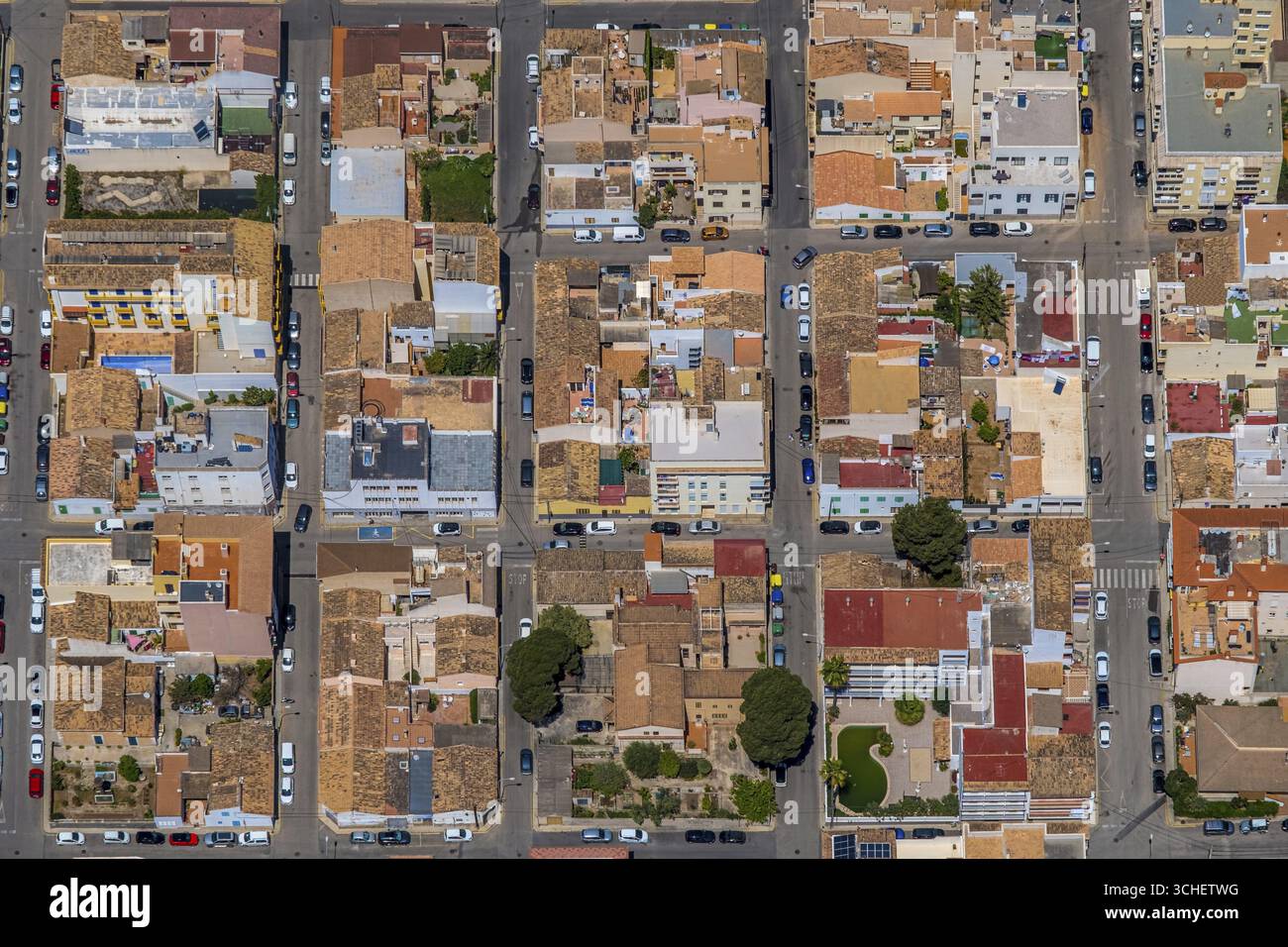 Aerial view, View of the city centre, Es Pelats, Cala Gat, Cala Rajada ...