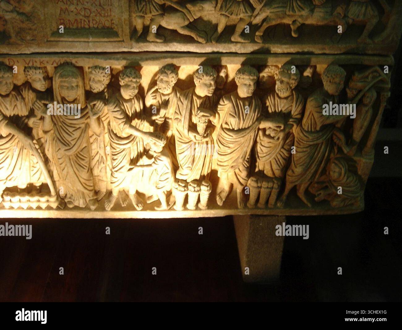 Orant Figure, Raising of Lazarus, and Loaves and Fishes Stock Photo - Alamy
