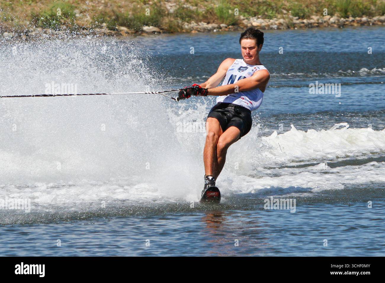 Recetto, Italy. 31st August 2025. Charlie Ross (2nd place) of Canada ...