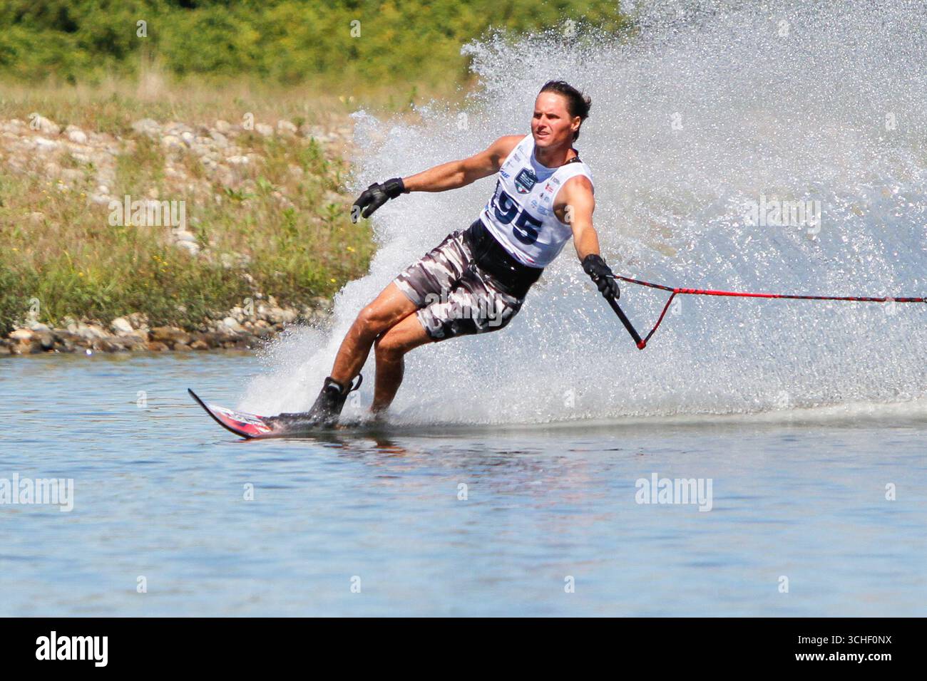 Recetto, Italy. 31st August 2025. Nate Smith (1st place) of United ...