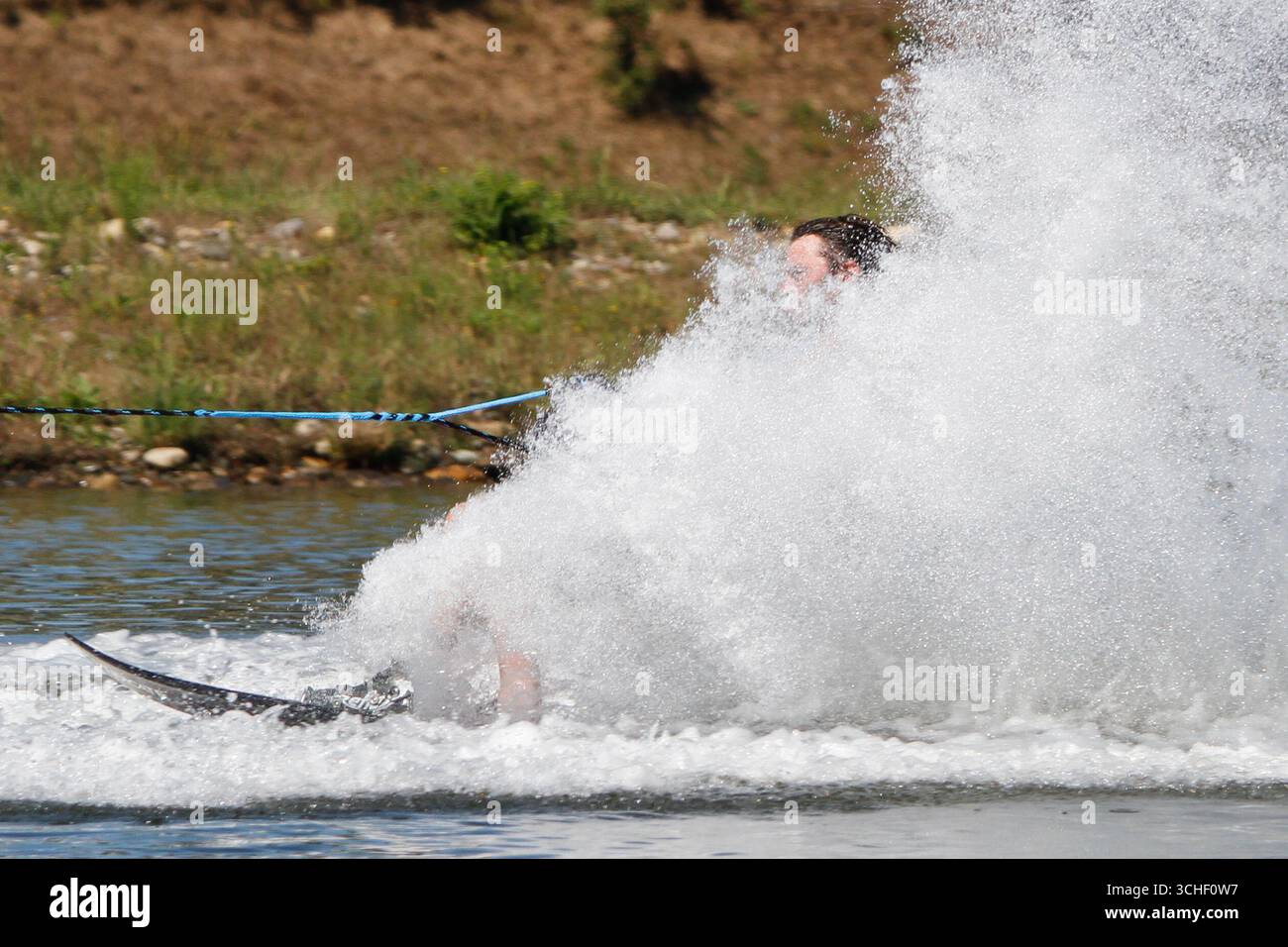 Recetto, Italy. 31st August 2025. Sacha Descuns of France competing in ...