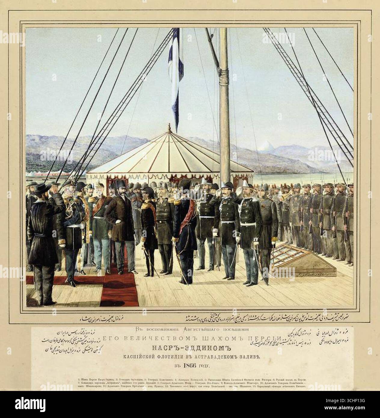 Oscar de Liphart (fl. 1870's); In memory of the August visit of His ...