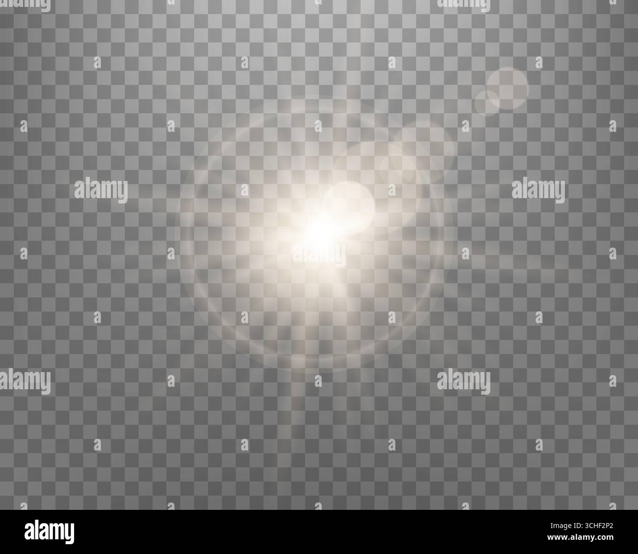 Ray sun in lens camera Stock Vector Images - Alamy