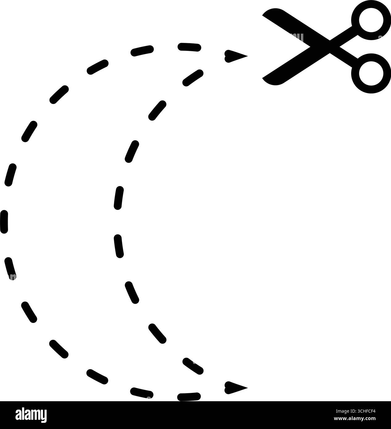 Tracing crescent shapes for kids Black and White Stock Photos & Images ...